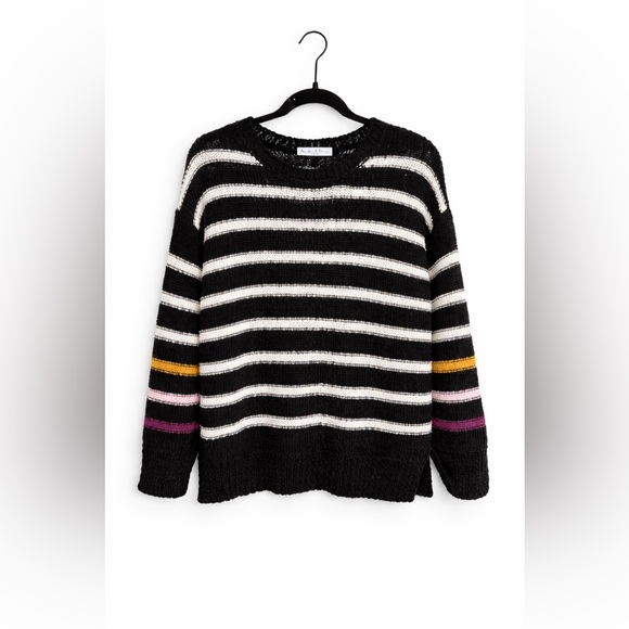 Michael Stars | Sweaters | Michael Stars Black White Striped Cotton ...